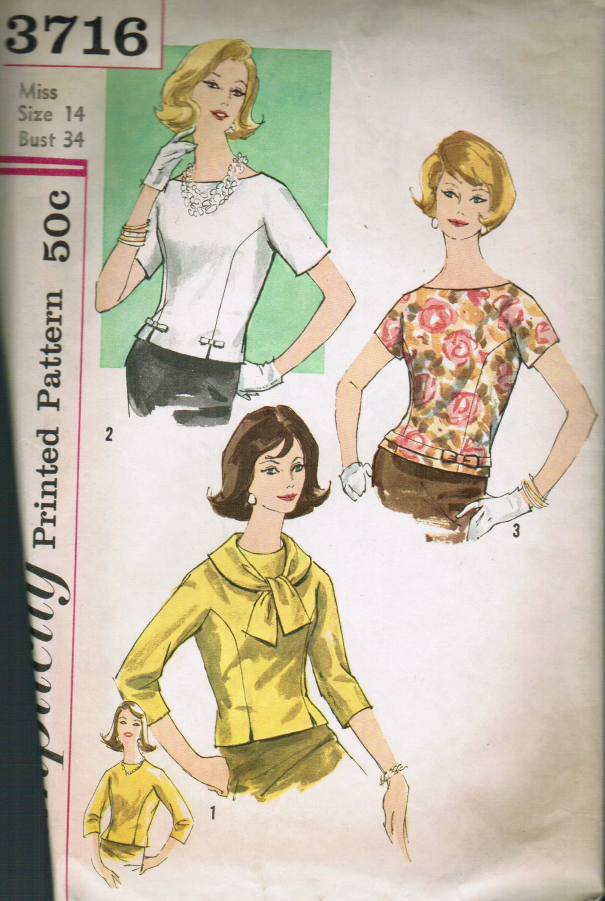 Simplicity 3716 | Vintage Sewing Patterns | Fandom