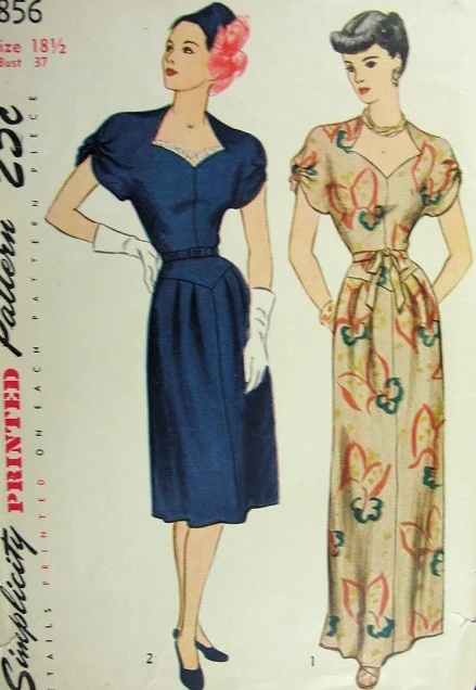 Simplicity 1856 | Vintage Sewing Patterns | Fandom