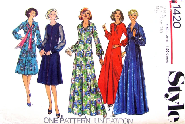 Style 1420 | Vintage Sewing Patterns | Fandom