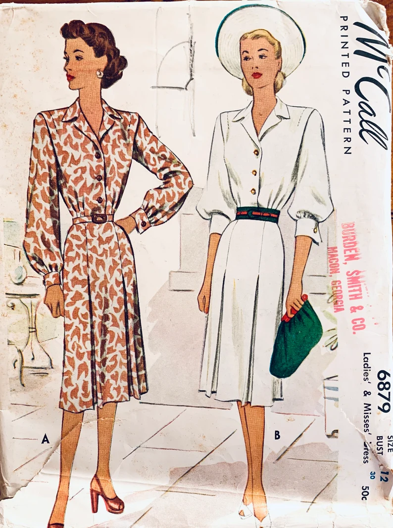 McCall 6879 | Vintage Sewing Patterns | Fandom