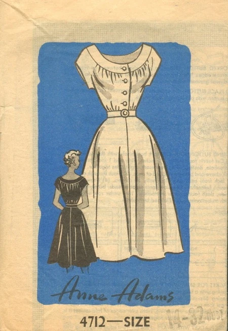 Anne Adams 4712 | Vintage Sewing Patterns | Fandom
