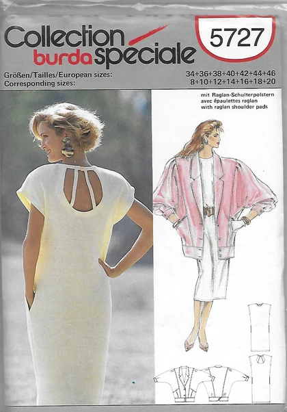 Burda 5727 | Vintage Sewing Patterns | Fandom