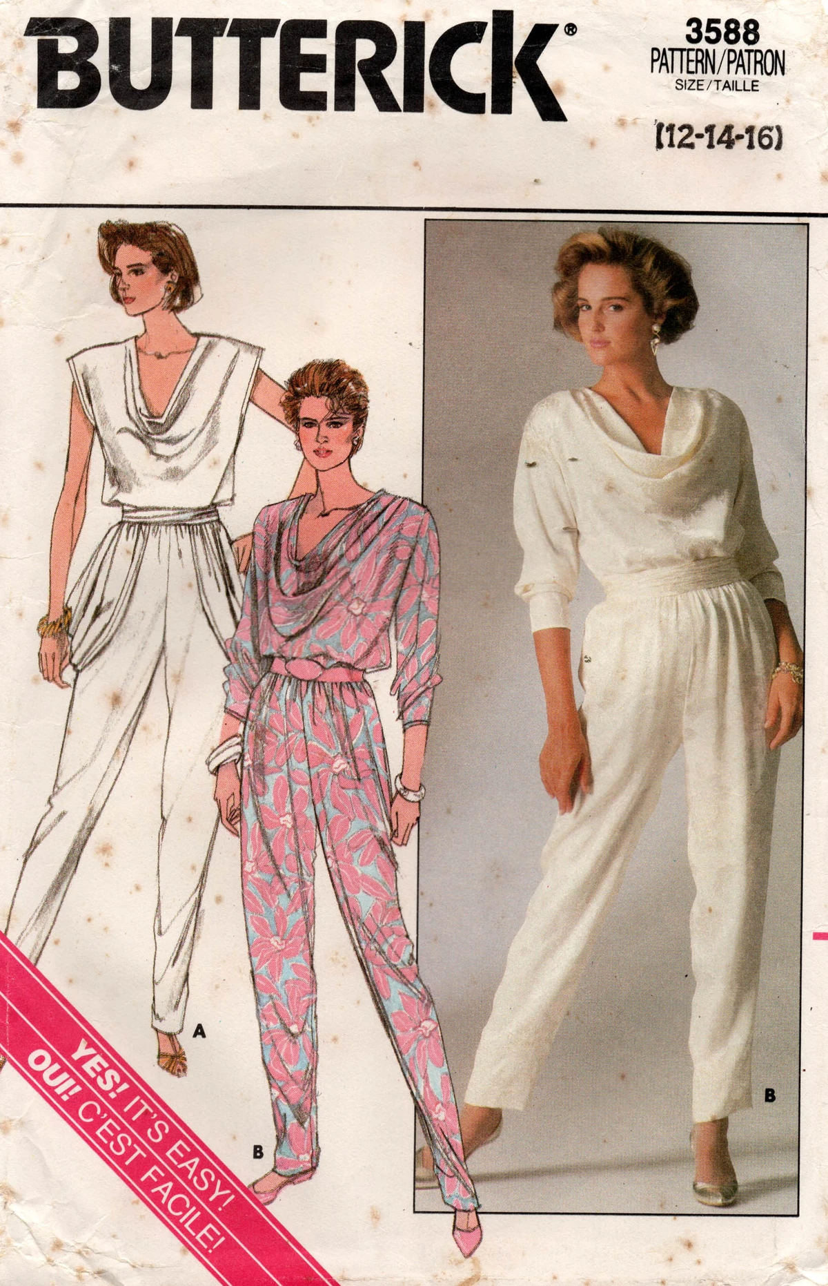 Butterick 3588 C | Vintage Sewing Patterns | Fandom