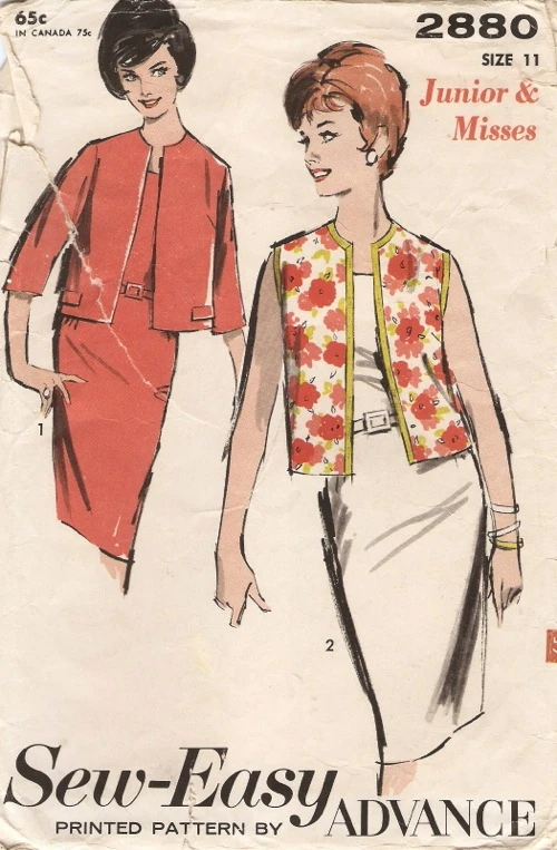 Advance 2880 A | Vintage Sewing Patterns | Fandom