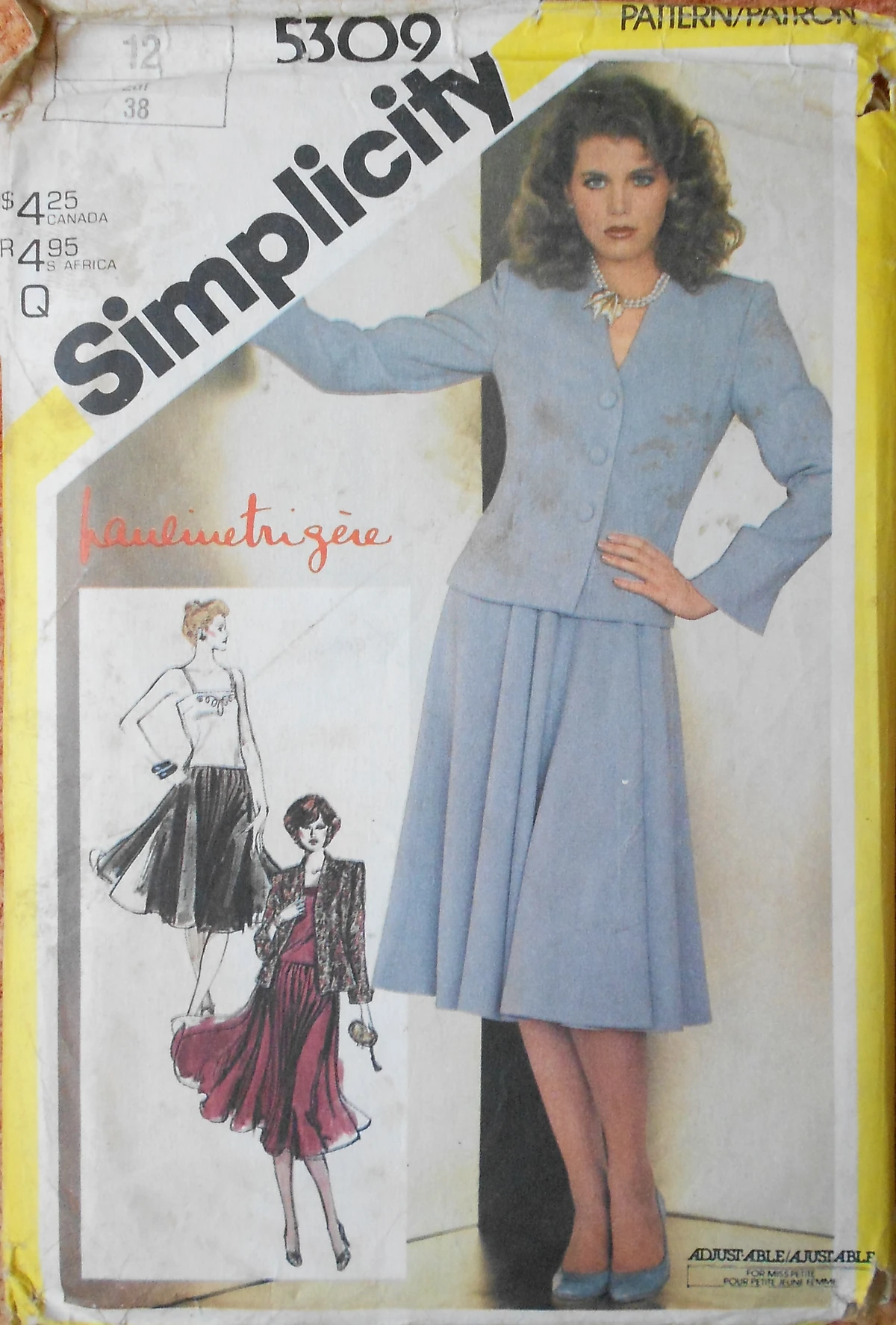 Simplicity 5309 B | Vintage Sewing Patterns | Fandom