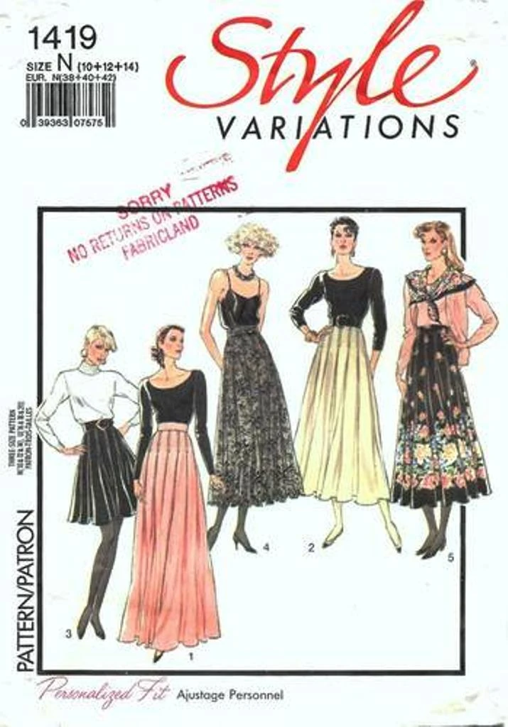 Style 1419 | Vintage Sewing Patterns | Fandom