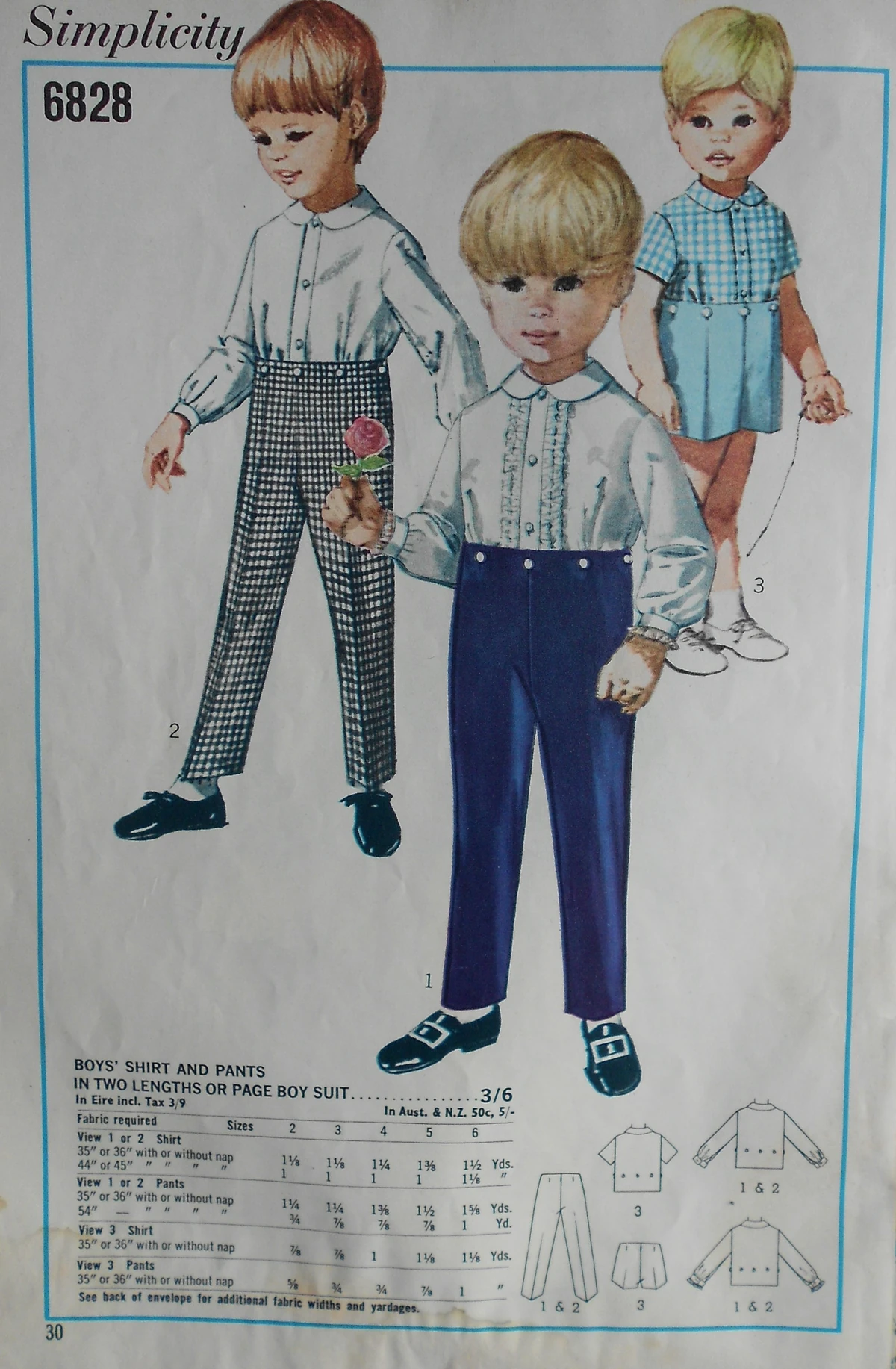 Simplicity 6828 A | Vintage Sewing Patterns | Fandom