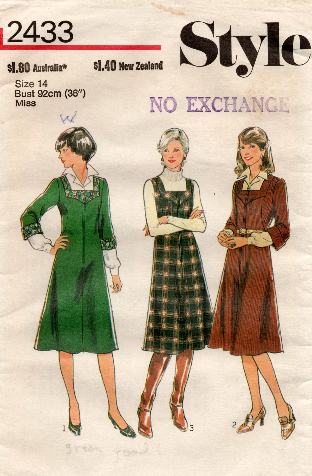 Style 2433 | Vintage Sewing Patterns | Fandom
