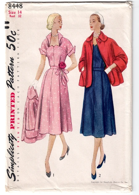 Simplicity 8448 C | Vintage Sewing Patterns | Fandom