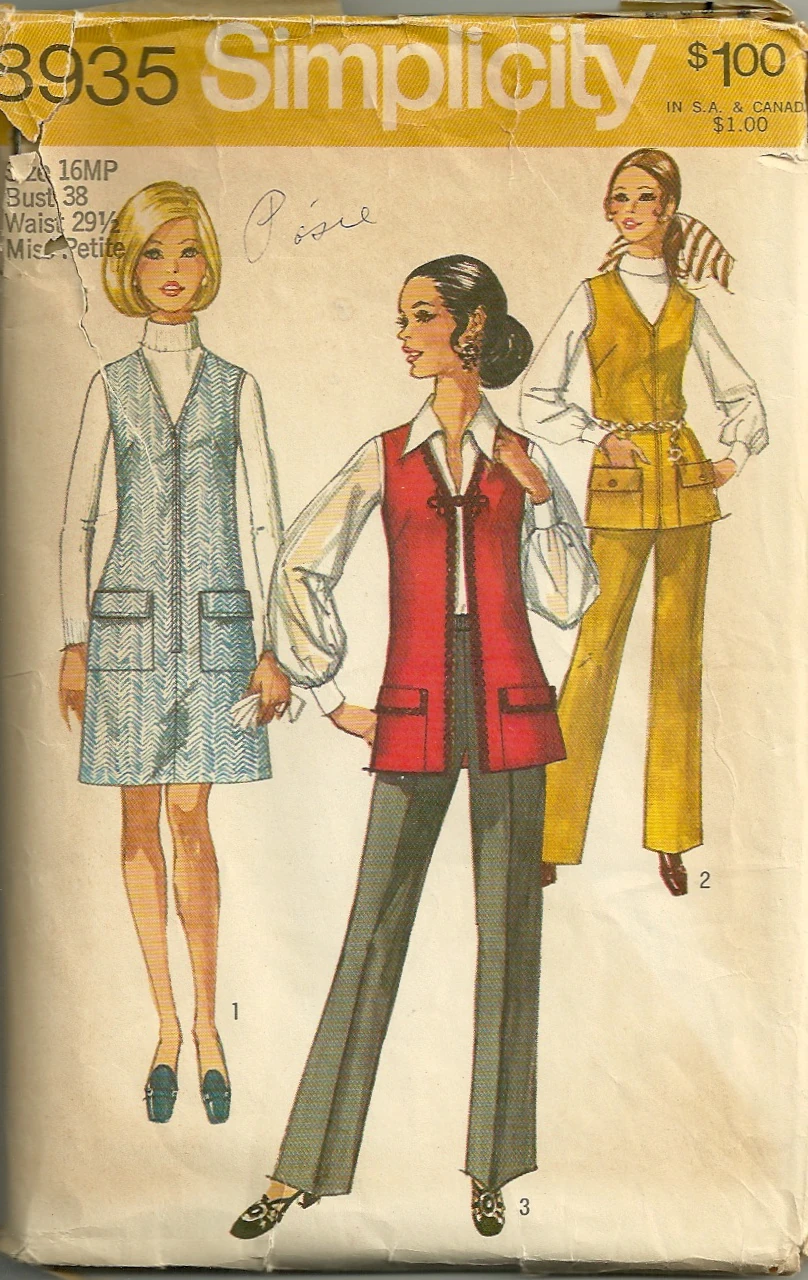 Simplicity 8935 | Vintage Sewing Patterns | Fandom