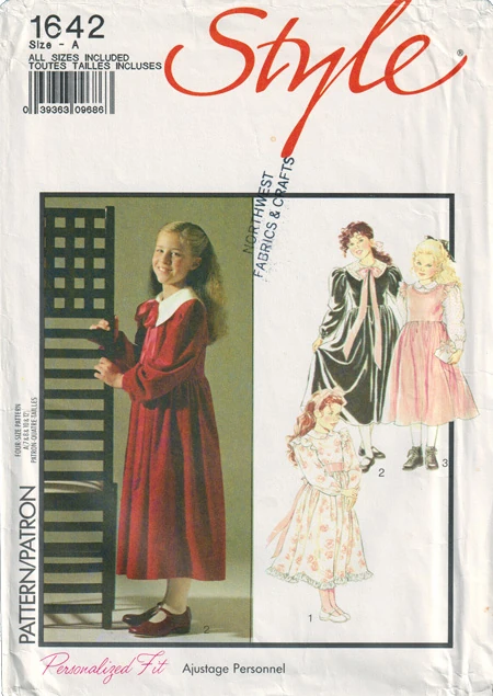 Style 1642 | Vintage Sewing Patterns | Fandom