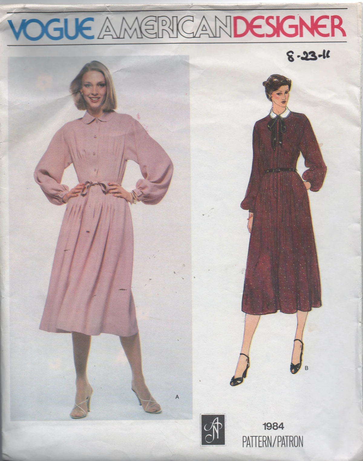 Vogue 1984 A | Vintage Sewing Patterns | Fandom
