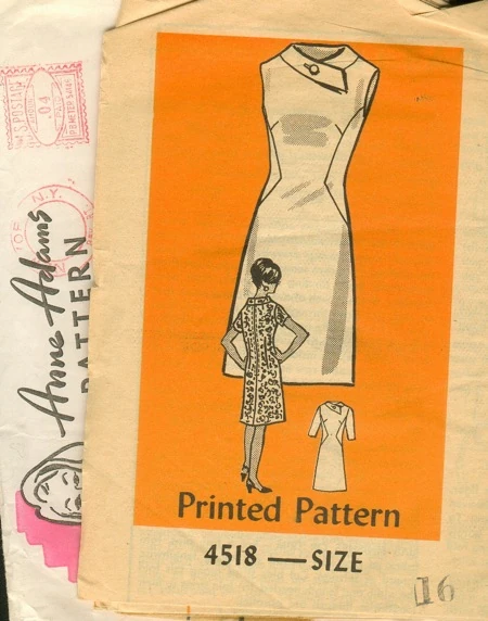 Anne Adams 4518 | Vintage Sewing Patterns | Fandom