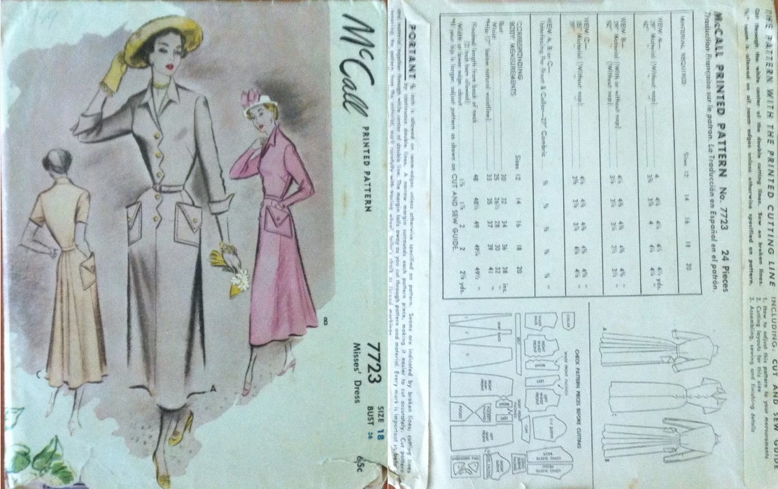 McCall 7723 | Vintage Sewing Patterns | Fandom