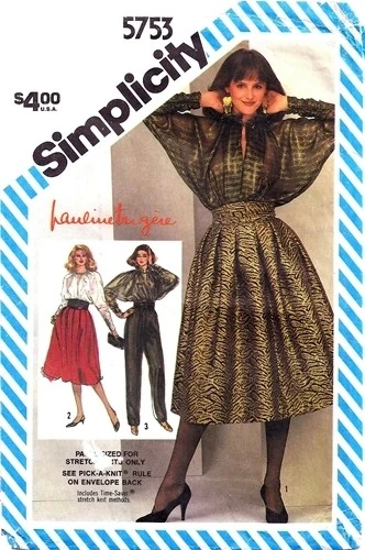 Simplicity 5753 A | Vintage Sewing Patterns | Fandom