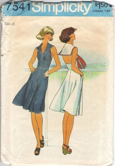 Simplicity 7541 A | Vintage Sewing Patterns | Fandom