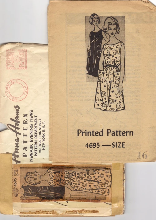 Anne Adams 4695 | Vintage Sewing Patterns | Fandom