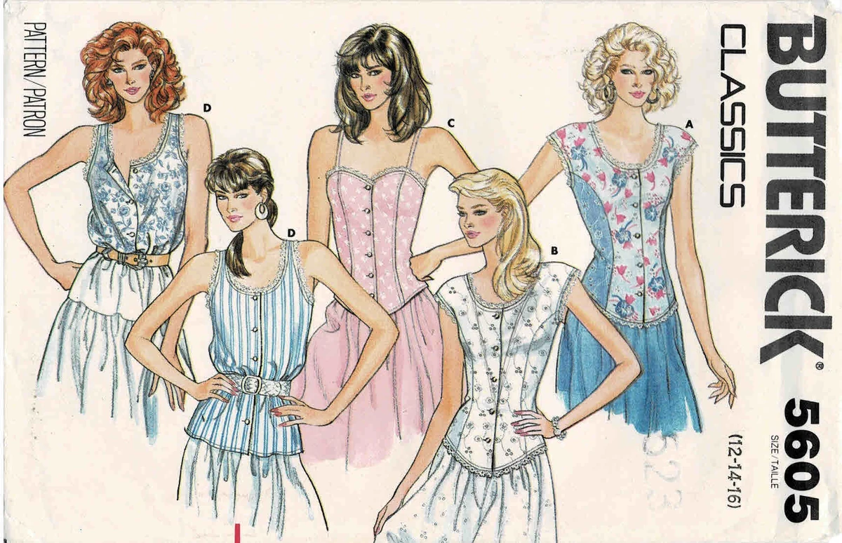 Butterick 5605 | Vintage Sewing Patterns | Fandom