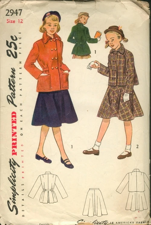 Simplicity 2947 A | Vintage Sewing Patterns | Fandom