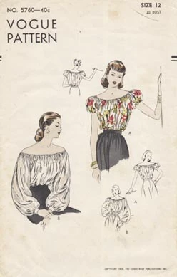 Vogue 5760 A | Vintage Sewing Patterns | Fandom