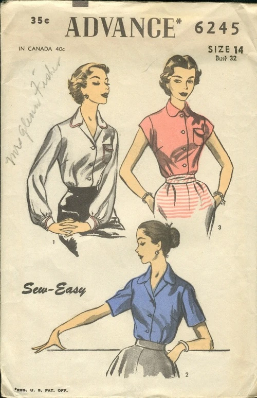 Advance 6245 | Vintage Sewing Patterns | Fandom