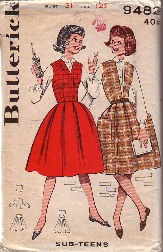 Butterick 9482 | Vintage Sewing Patterns | Fandom