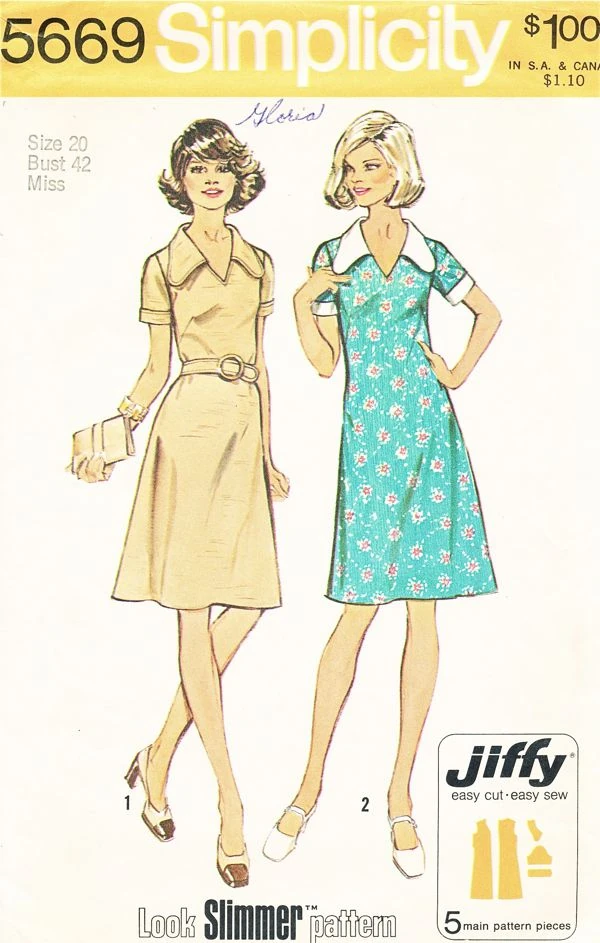 Simplicity 5669 A | Vintage Sewing Patterns | Fandom