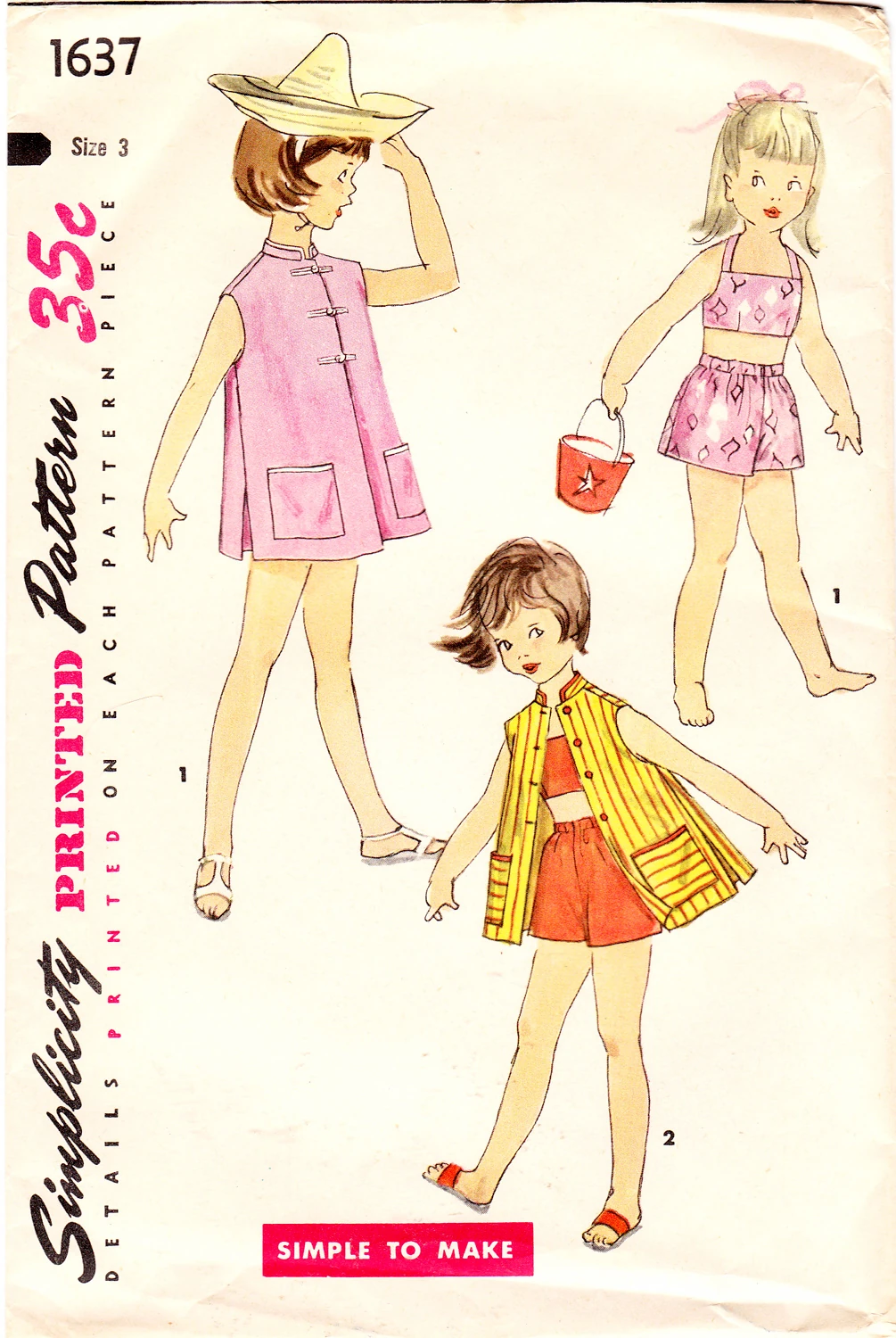 Simplicity 1637 | Vintage Sewing Patterns | Fandom