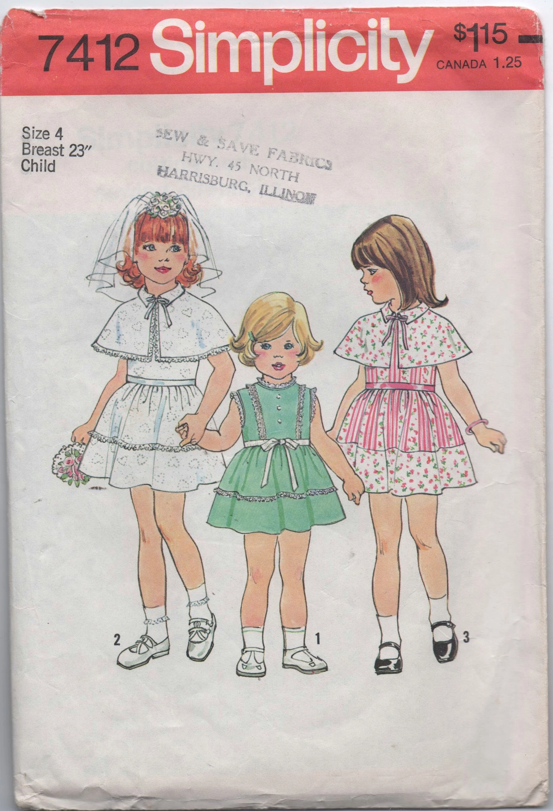 Simplicity 7412 | Vintage Sewing Patterns | Fandom