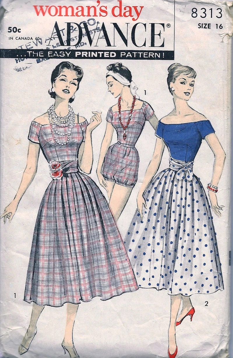 Advance 8313 | Vintage Sewing Patterns | Fandom