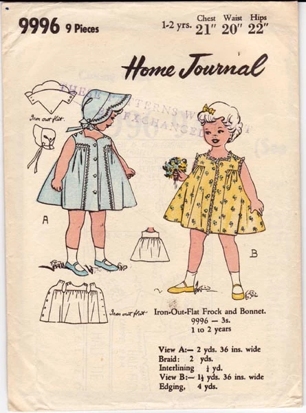Australian Home Journal 9996 | Vintage Sewing Patterns | Fandom