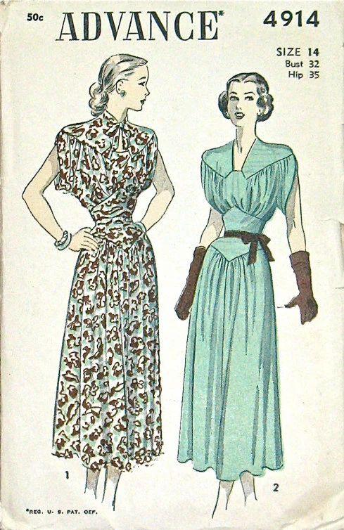 Advance 4914 | Vintage Sewing Patterns | Fandom