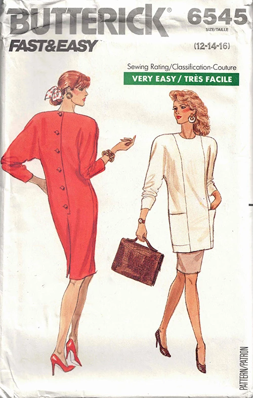 Butterick 6545 C | Vintage Sewing Patterns | Fandom