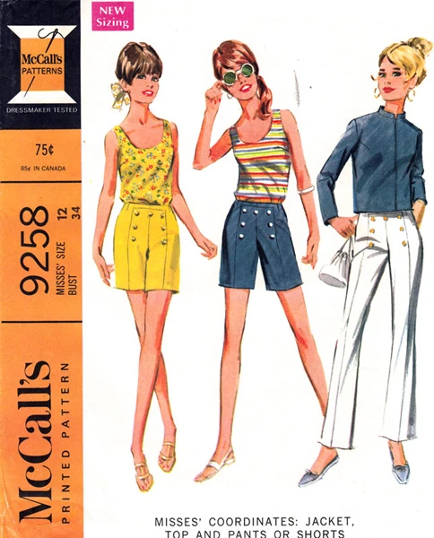 McCall's 9258 A | Vintage Sewing Patterns | Fandom