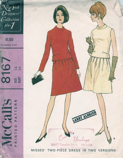 McCall's 8167 | Vintage Sewing Patterns | Fandom