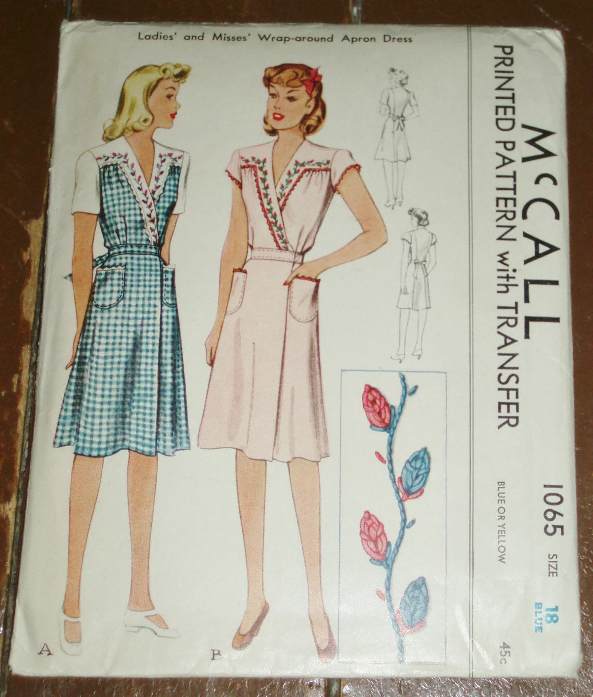 McCall 1065 | Vintage Sewing Patterns | Fandom