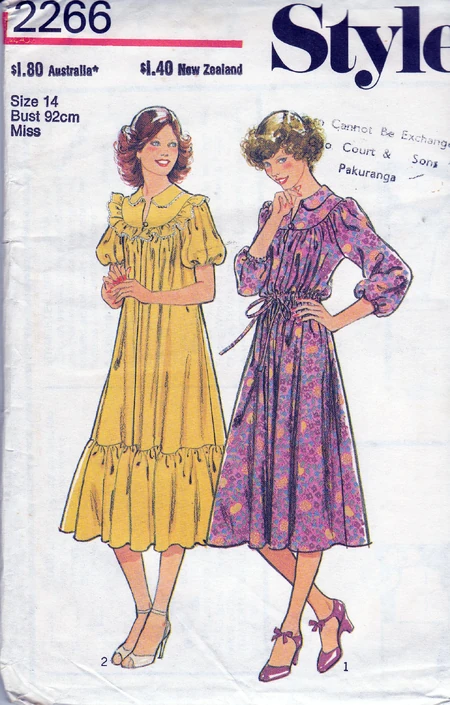 Style 2266 | Vintage Sewing Patterns | Fandom
