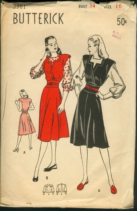Butterick 3961 | Vintage Sewing Patterns | Fandom