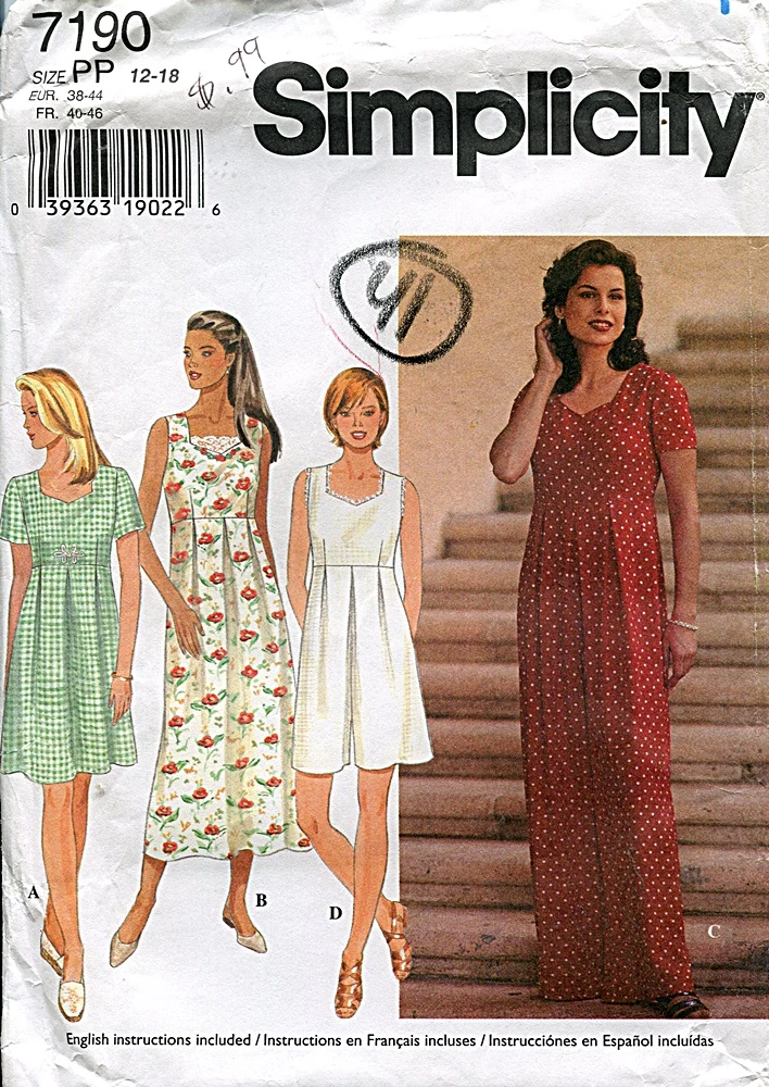 Simplicity 7190 C | Vintage Sewing Patterns | Fandom