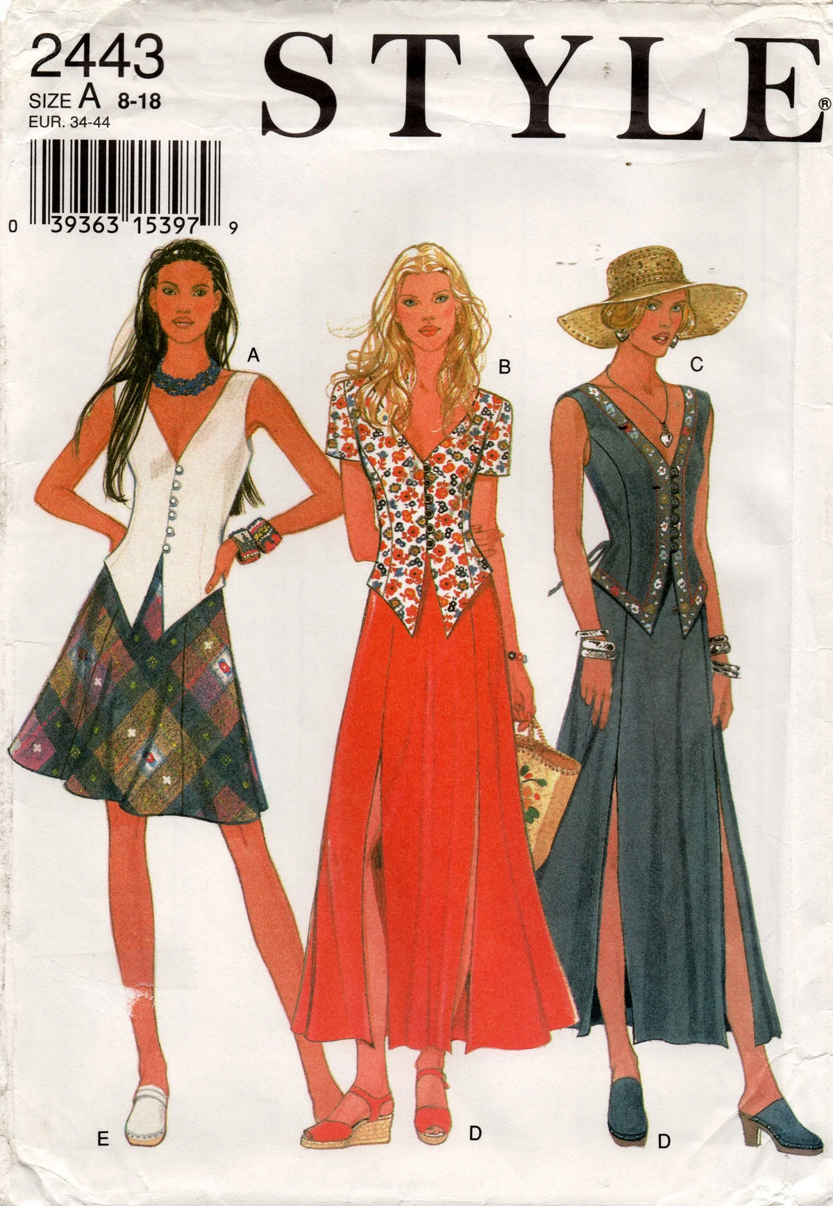 Style 2443 A | Vintage Sewing Patterns | Fandom