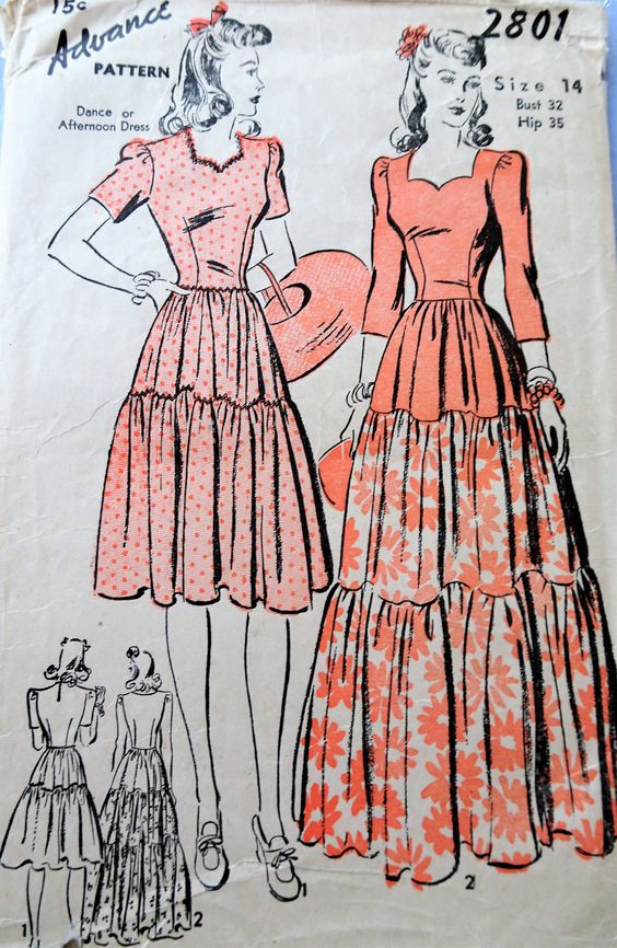 Advance 2801 | Vintage Sewing Patterns | Fandom Advance 2801 | Vintage Sewing Patterns | Fandom