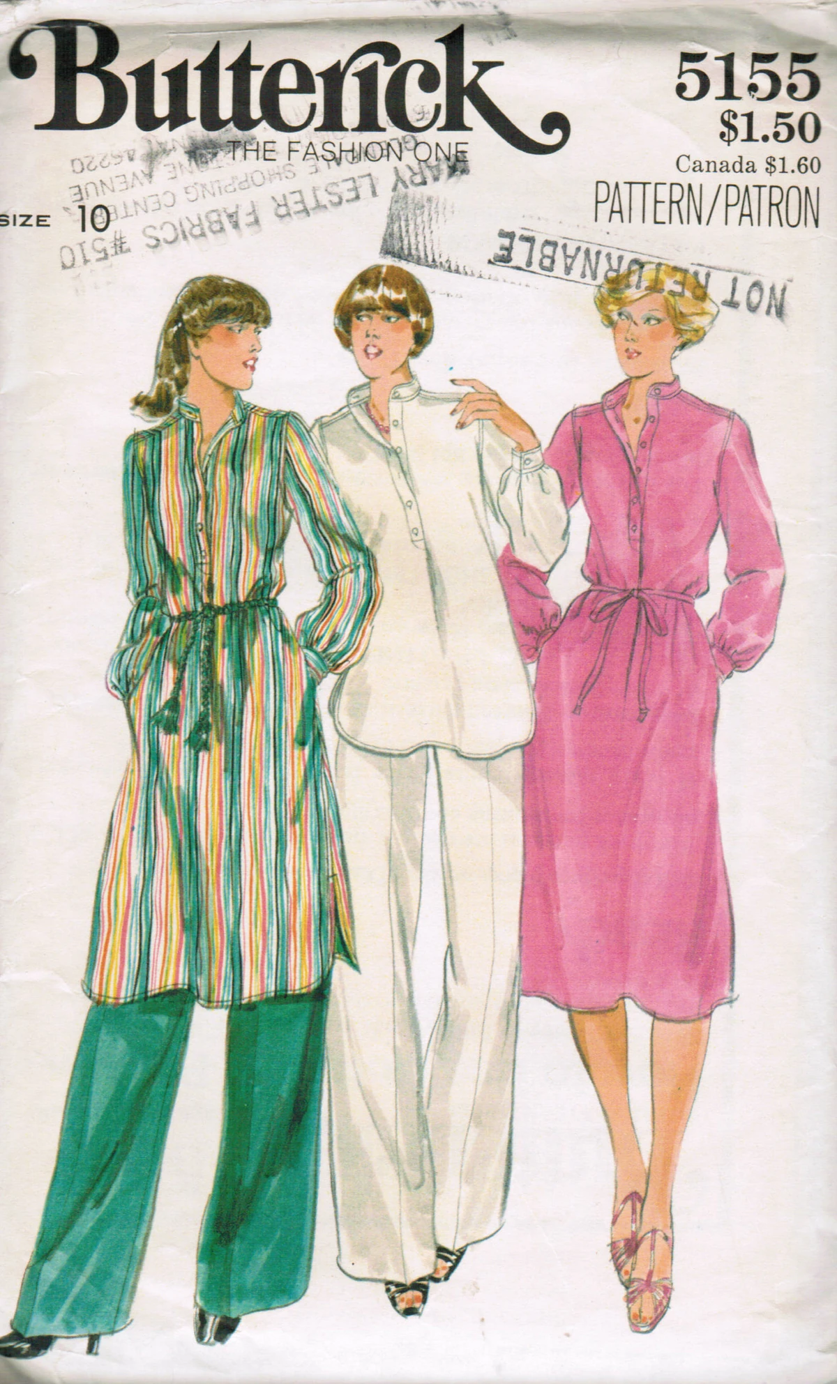Butterick 5155 A | Vintage Sewing Patterns | Fandom