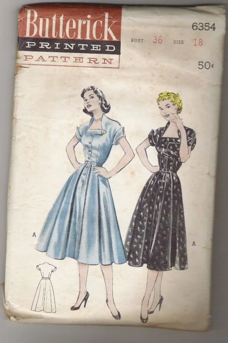 Butterick 6354 | Vintage Sewing Patterns | Fandom