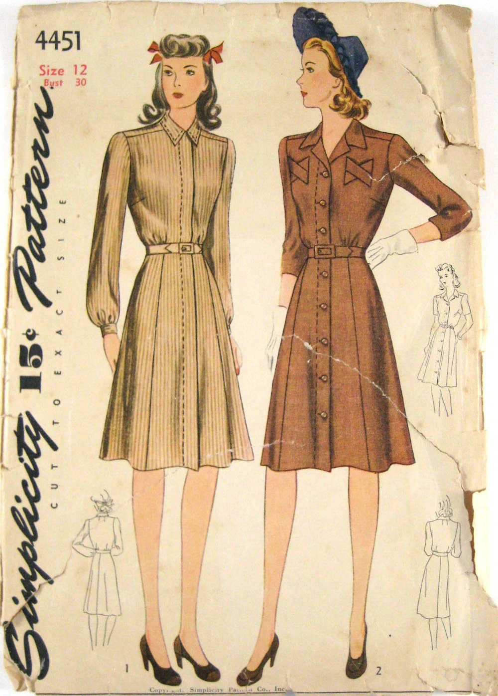 Simplicity 4451 B | Vintage Sewing Patterns | Fandom