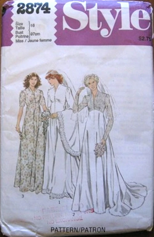 Style 2874 | Vintage Sewing Patterns | Fandom