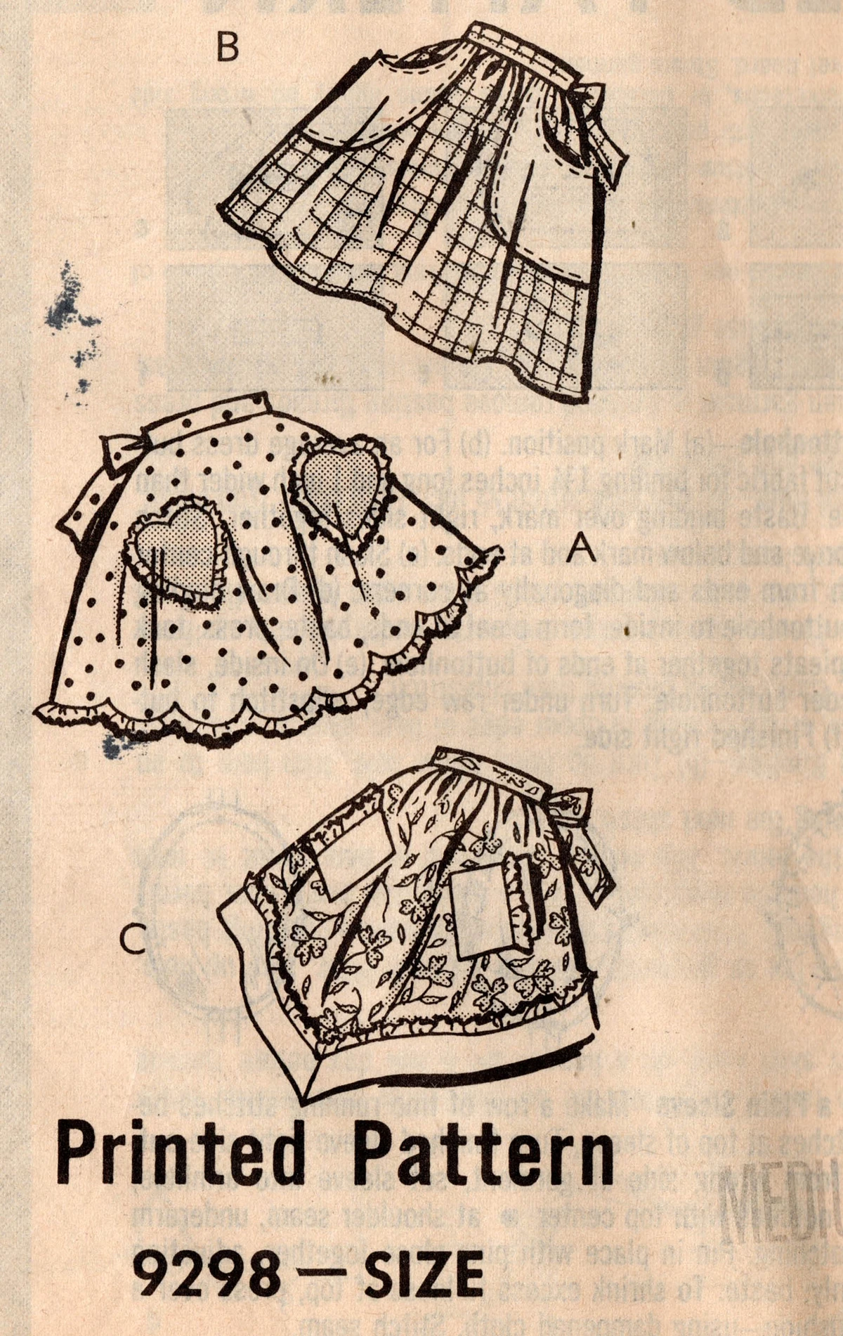 Mail Order 9298 | Vintage Sewing Patterns | Fandom