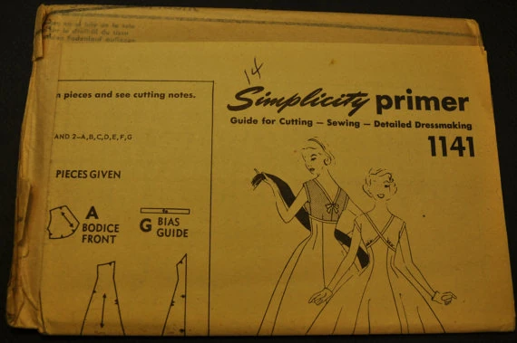 Simplicity 1141 | Vintage Sewing Patterns | Fandom