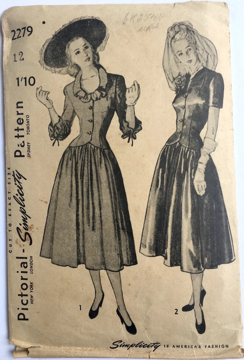 Simplicity 2279 B | Vintage Sewing Patterns | Fandom
