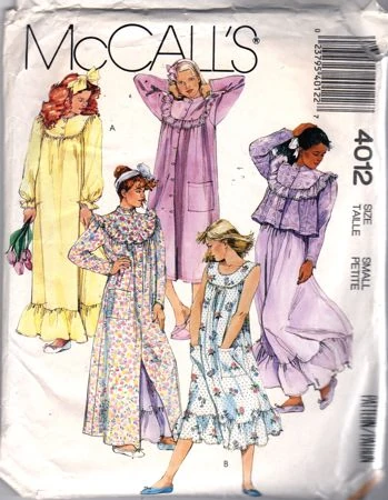 McCall's 4012 B | Vintage Sewing Patterns | Fandom
