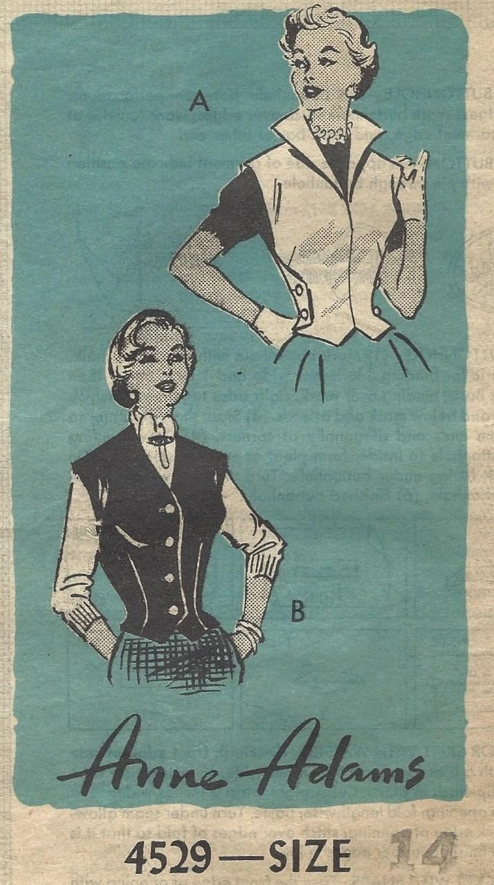 Anne Adams 4529 | Vintage Sewing Patterns | Fandom